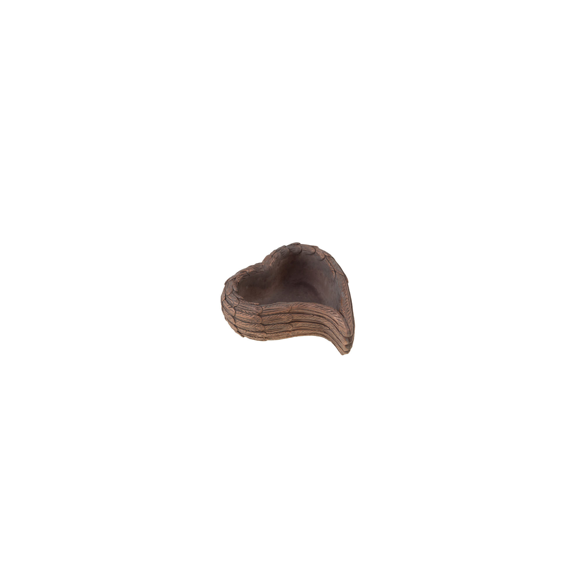 Kaspó kő szív forma 17.5x16x6.5cm arany - Virág -és dekorációs ...