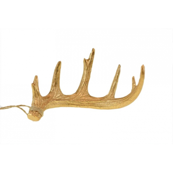 Agancs poly 15*8cm akasztós arany - Virág -és dekorációs nagykereskedelem